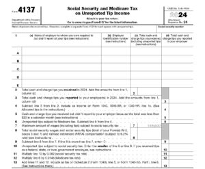 Who Should Use IRS Form 4137?