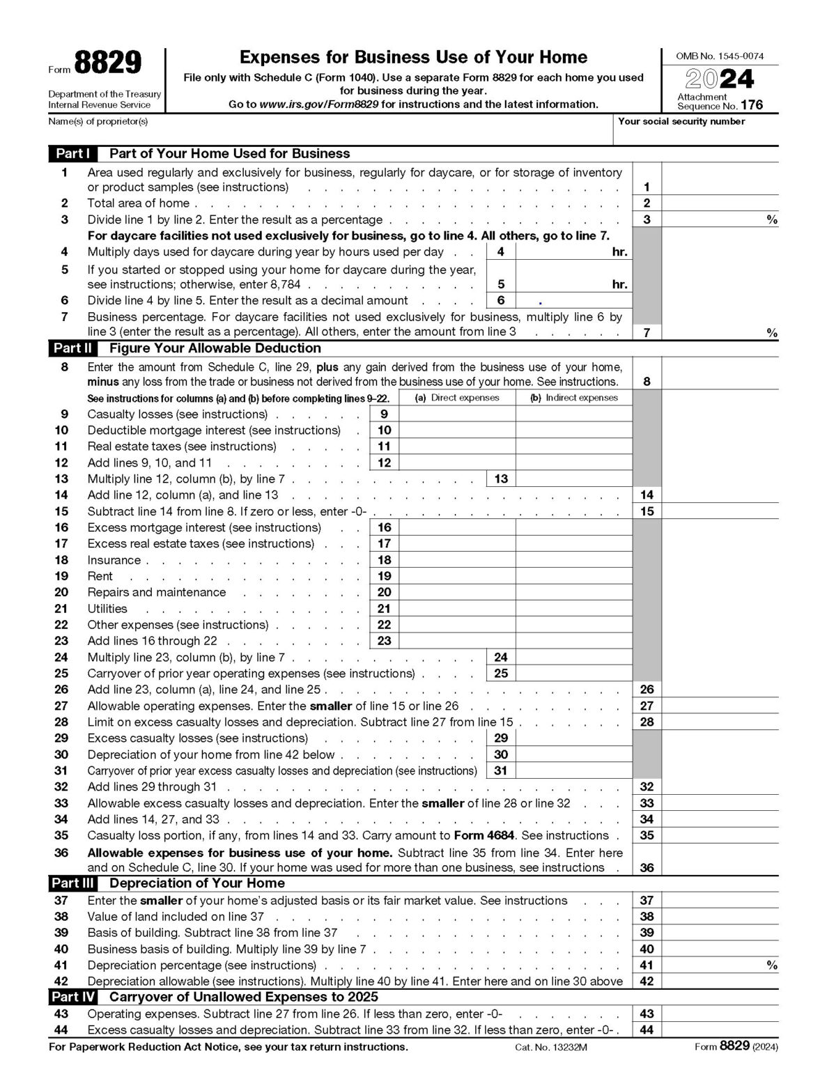 How to Complete IRS Form 8829
