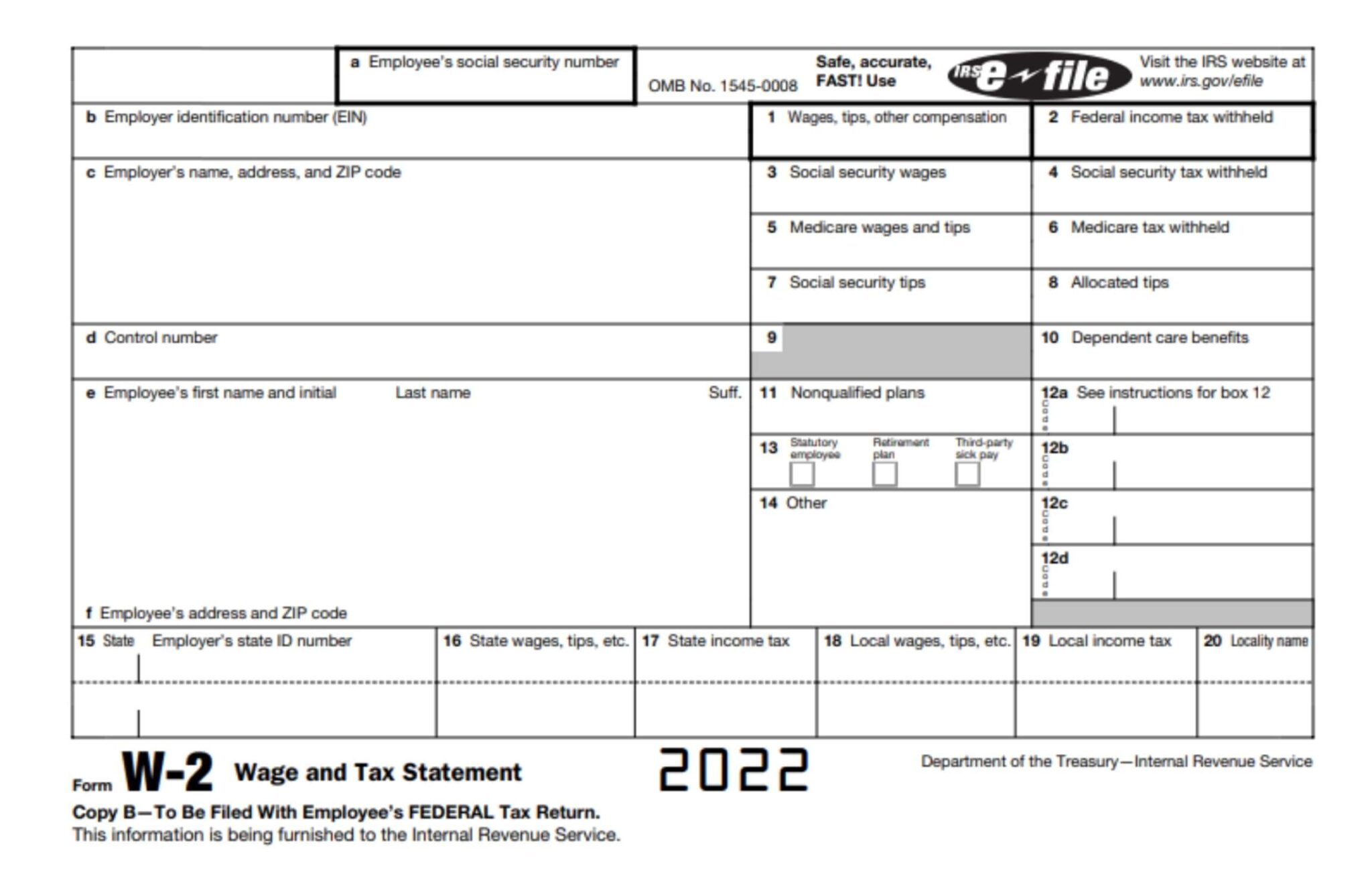 Understanding Your IRS Form W-2 Understanding Your IRS Form W-2