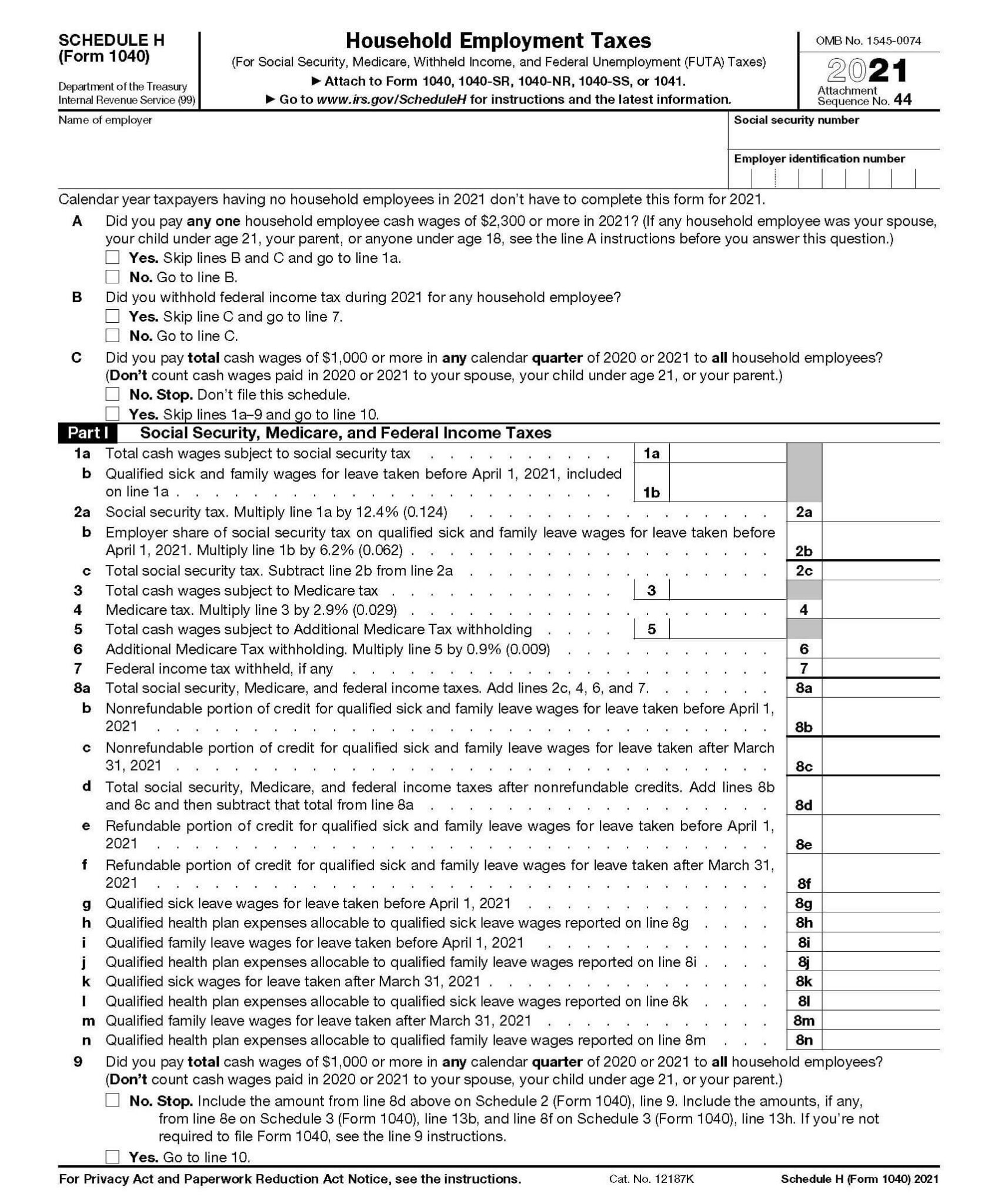 Who Should File IRS Schedule H?