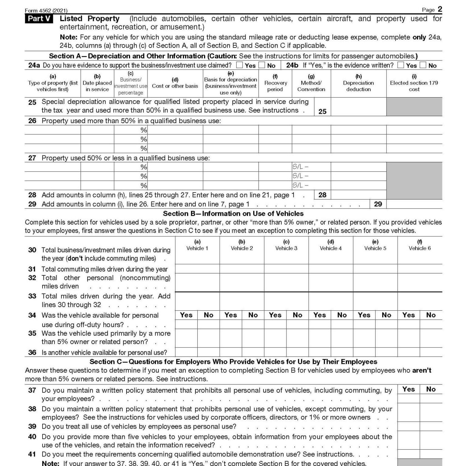 How to Complete IRS Form 4562