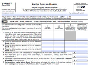 How to Complete IRS Schedule D (Form 1040)