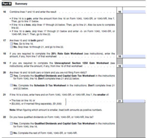 How to Complete IRS Schedule D (Form 1040)