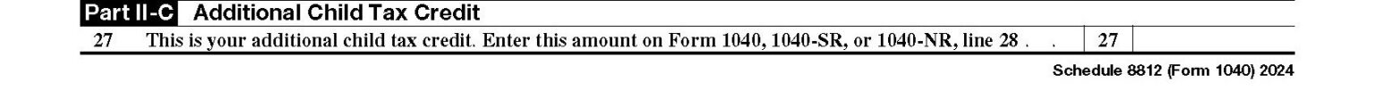 How to Complete IRS Schedule 8812