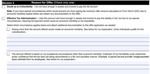 IRS Form 656-B, Offer in Compromise Booklet
