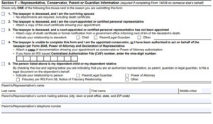 IRS Form 14039, Identity Theft Affidavit