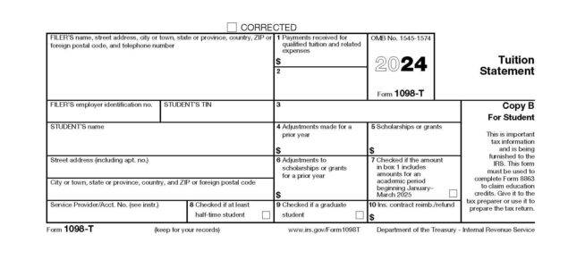 IRS Form 1098-T: What College Students Should Know